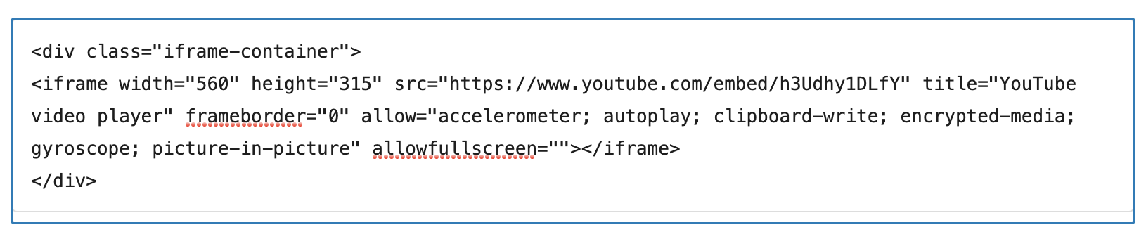 0.04.1 Design Guide – Embedding RESPONSIVE YouTube videos – The James ...